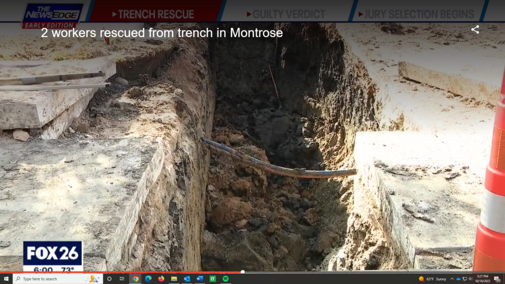 Trench Collapse: Two Workers Hospitalized | The Callahan Law Firm